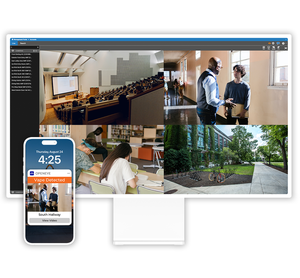 Video Security Made for Education | OpenEye